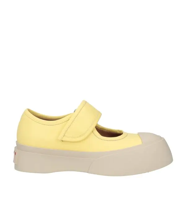 Marni Mary Jane Ballet Flats - Nude