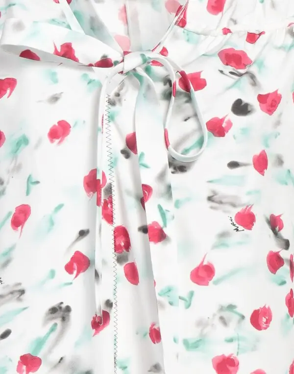 Marni Floral Print Bow Blouse