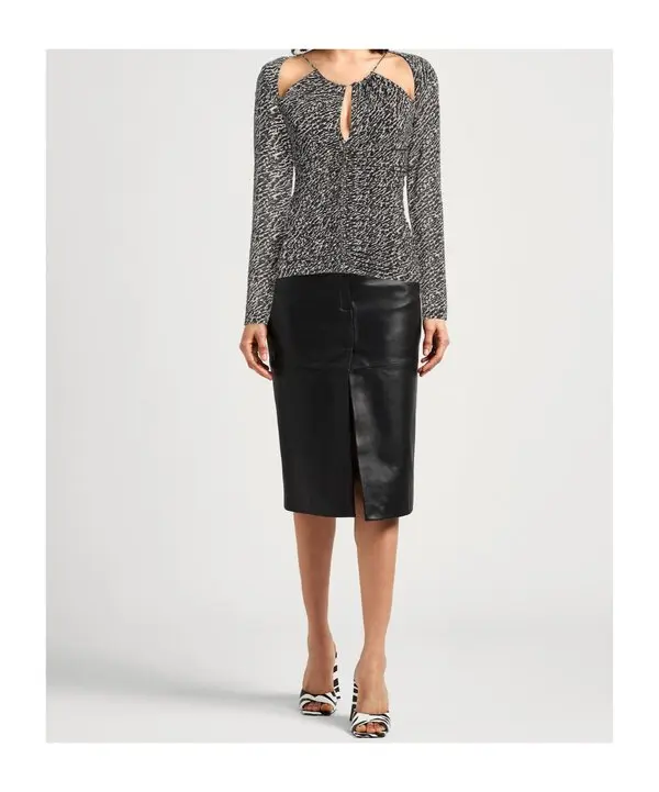 Isabel Marant Étoile Pleated Design Long Sleeve Top - Black