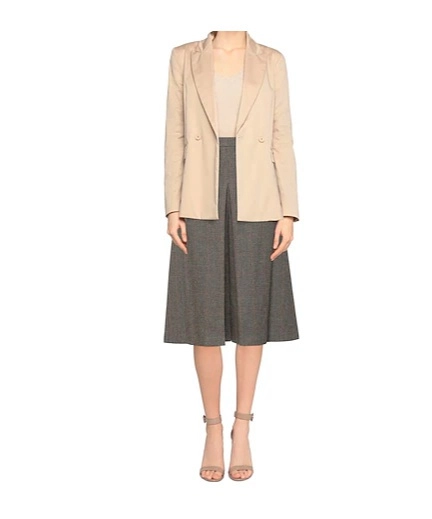MAISON MARGIELA Plaid Midi Skirt