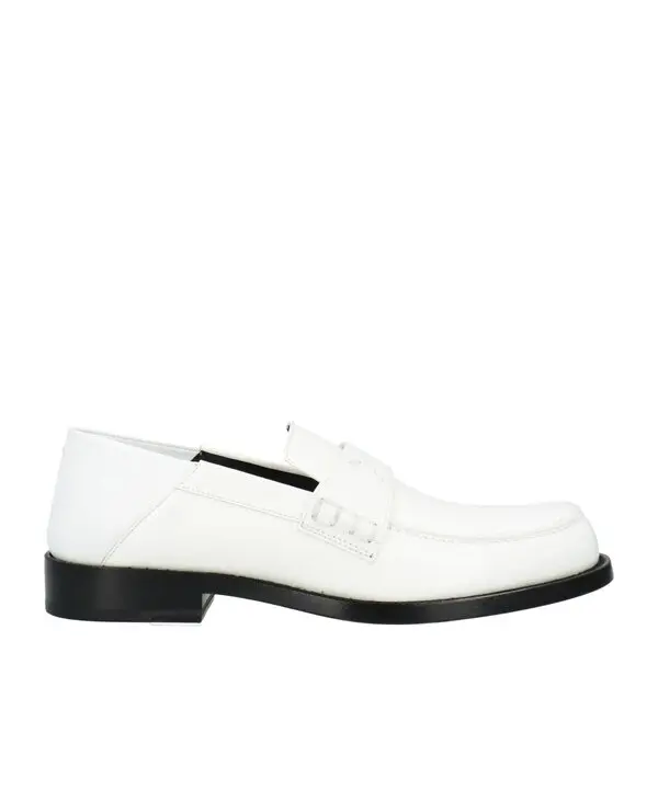 MAISON MARGIELA Round Toe Leather Loafers