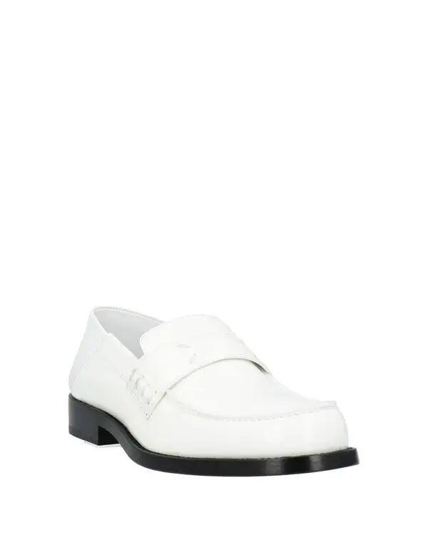 MAISON MARGIELA Round Toe Leather Loafers
