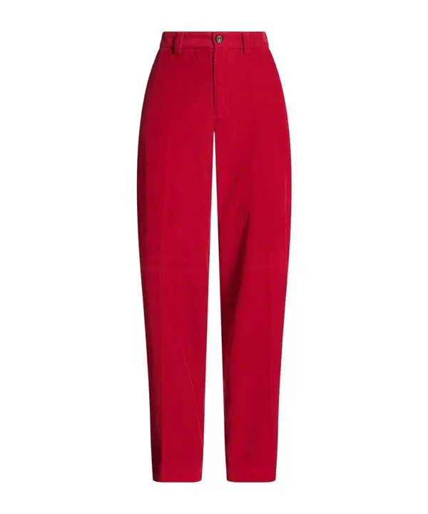 MAISON MARGIELA Straight-leg Corduroy Trousers - Red