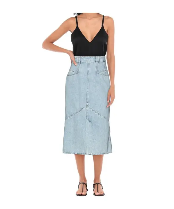 Isabel Marant Étoile Belt Loop Denim Skirt