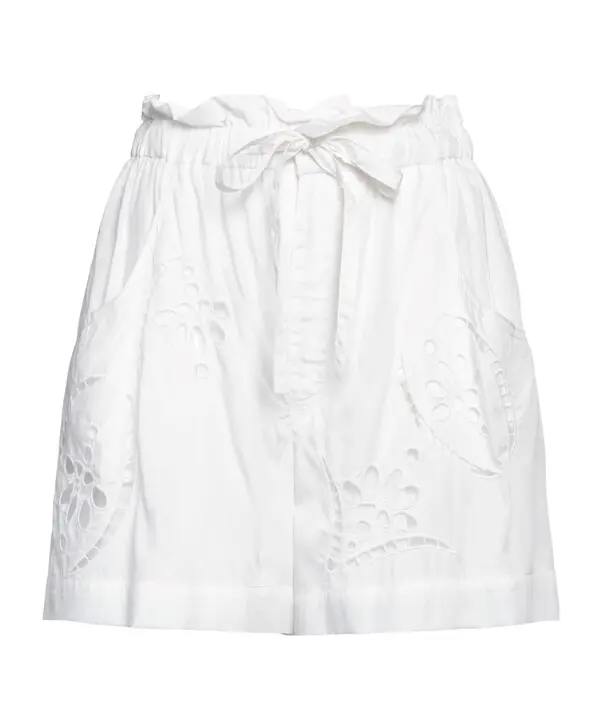 Isabel Marant Étoile Drawstring Belted Broderie Anglaise Shorts