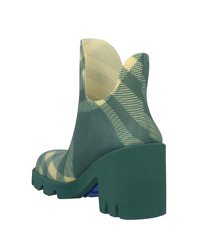 Burberry Printed Ankle Boots - Green
