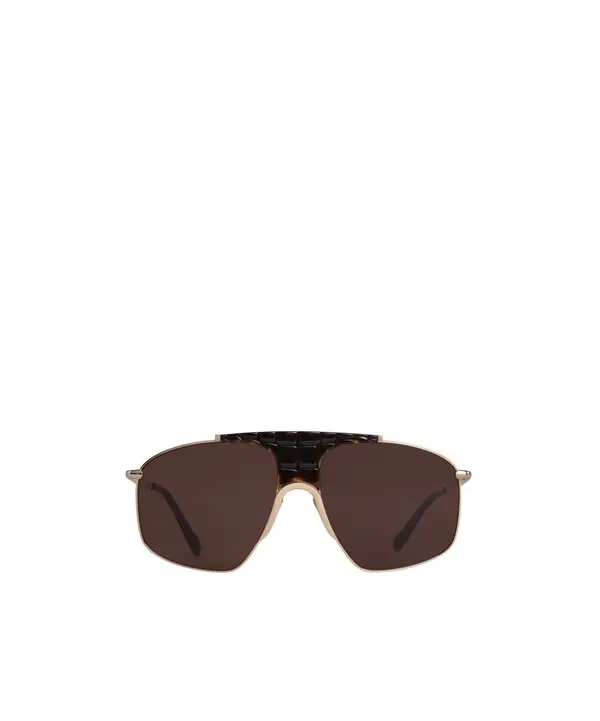 Alaïa Aviator Sunglasses - Gold/brown