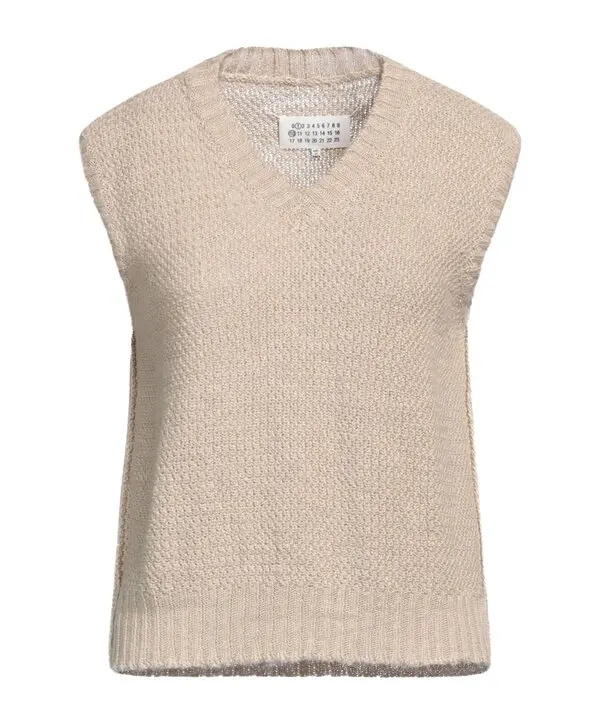 MAISON MARGIELA Sleeveless V-neck Knit Top