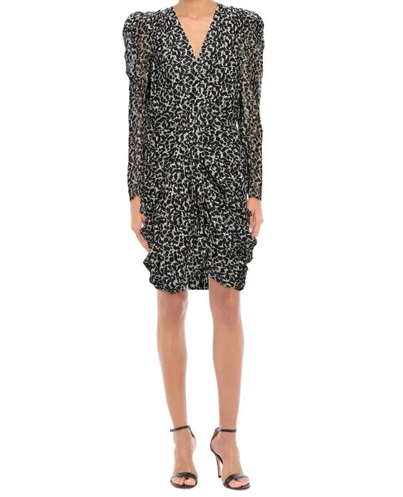 Isabel Marant Étoile Two-tone V-neck Midi Dress