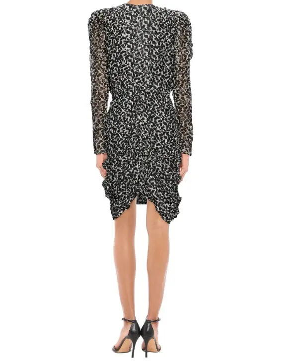 Isabel Marant Étoile Two-tone V-neck Midi Dress