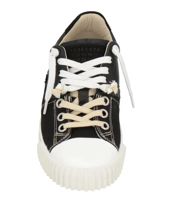 MAISON MARGIELA Low-top Canvas And Leather Trainers - White