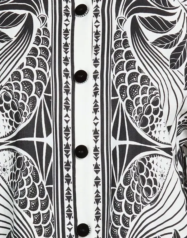 Farm Rio Long-sleeve Printed Shirt