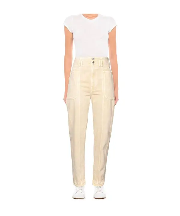 Isabel Marant Étoile High-waisted Slim-fit Denim Trousers