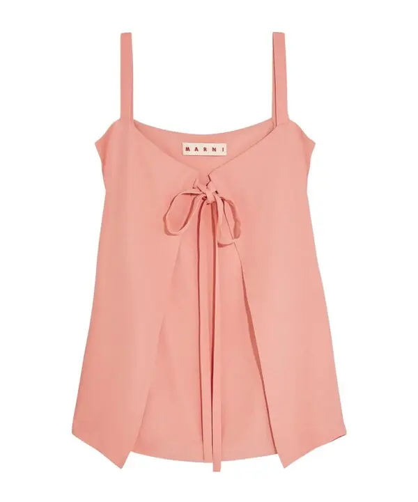 Marni Sleeveless Bow Neck Blouse
