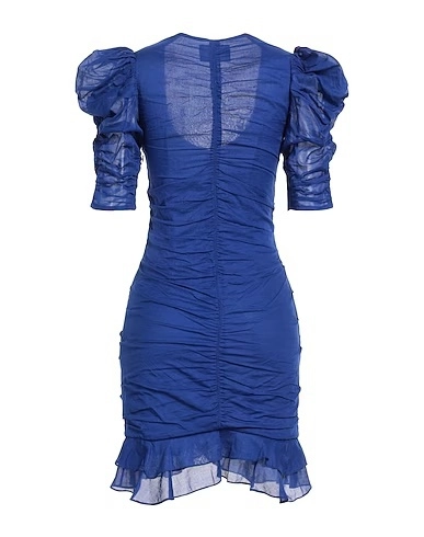 Isabel Marant Étoile Gathered V-neck Short Sleeve Dress