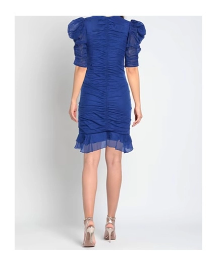 Isabel Marant Étoile Gathered V-neck Short Sleeve Dress