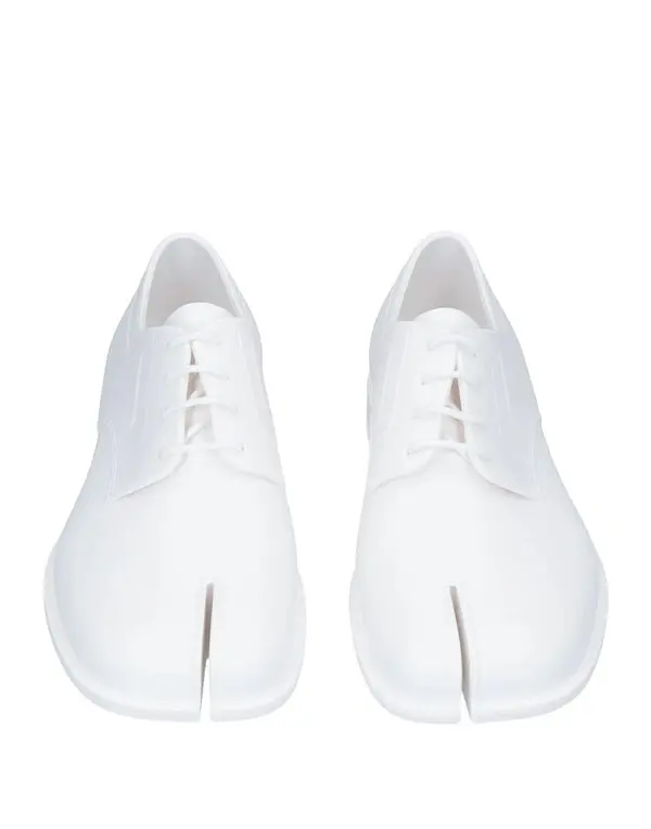 MAISON MARGIELA Round Toe Derby Shoes - White