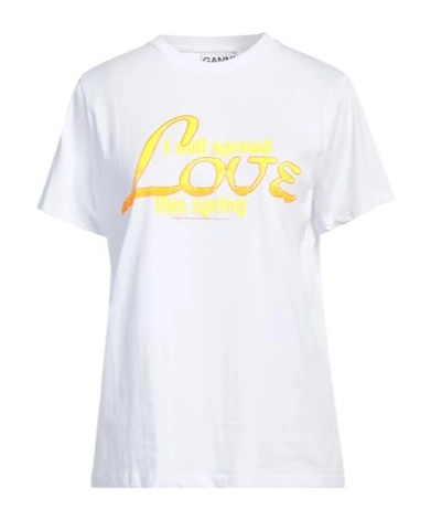 GANNI Printed Jersey T-shirt