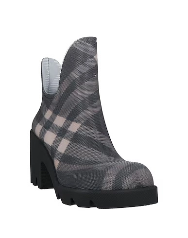 Burberry Printed Ankle Boots - Black