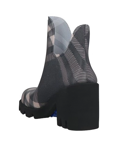 Burberry Printed Ankle Boots - Black