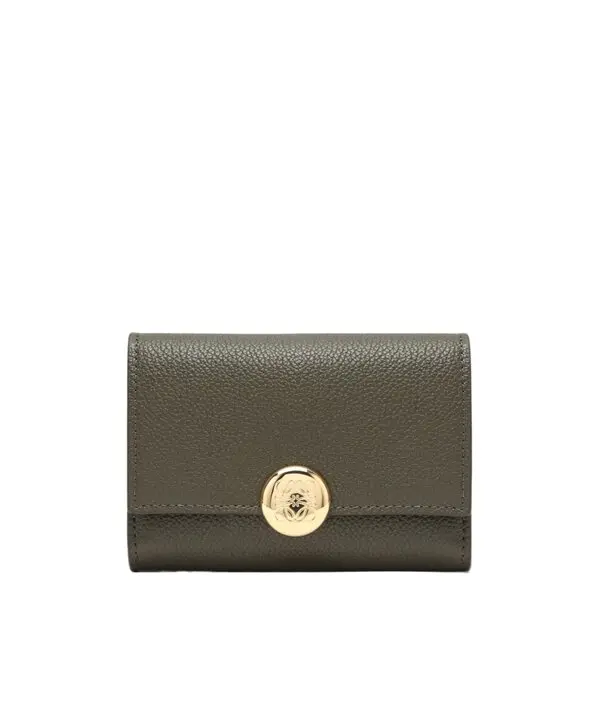 Loewe Pebble Small Vertical Wallet In Pebble Grained Calfskin