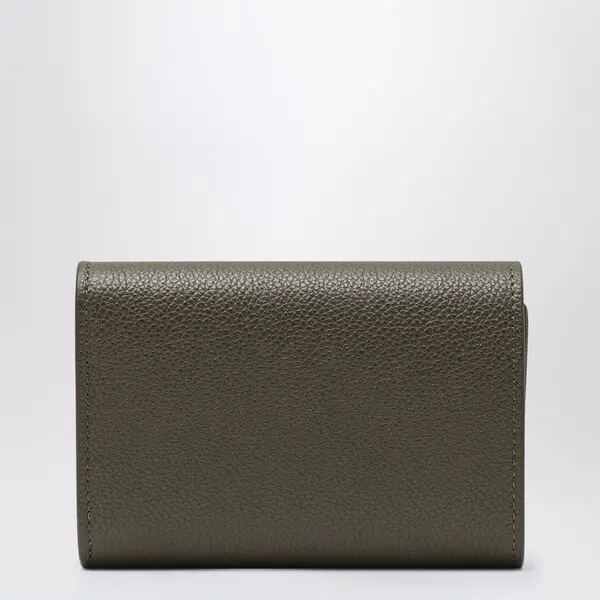 Loewe Pebble Small Vertical Wallet In Pebble Grained Calfskin