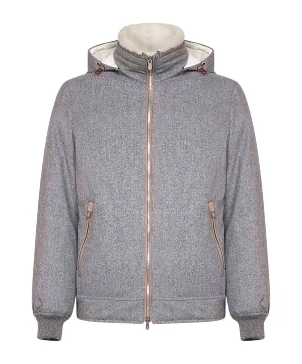 Brunello Cucinelli Zip-up Hooded Jacket