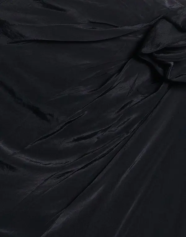 Farm Rio Asymmetrical Pleated Midi Skirt