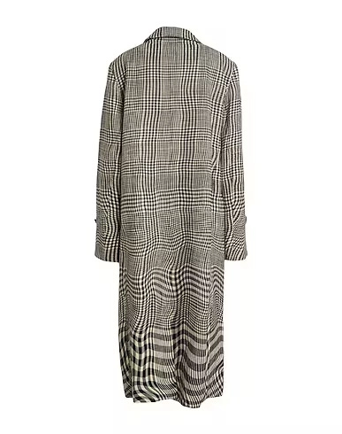 Burberry Single-breasted Checked Jacquard Coat