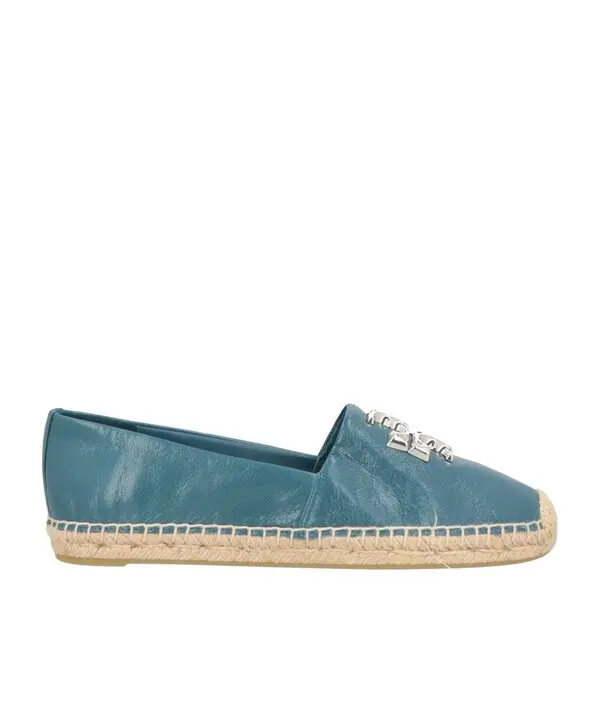 Tory Burch Leather Espadrilles With Appliqués