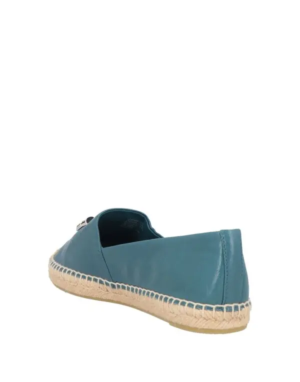 Tory Burch Leather Espadrilles With Appliqués