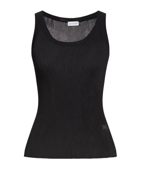 Burberry Solid Color Sleeveless T-shirt