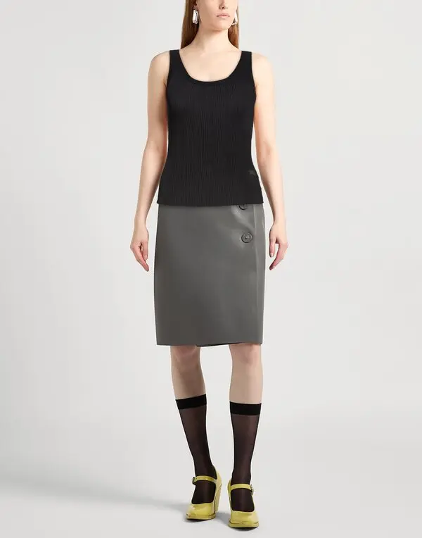 Burberry Solid Color Sleeveless T-shirt