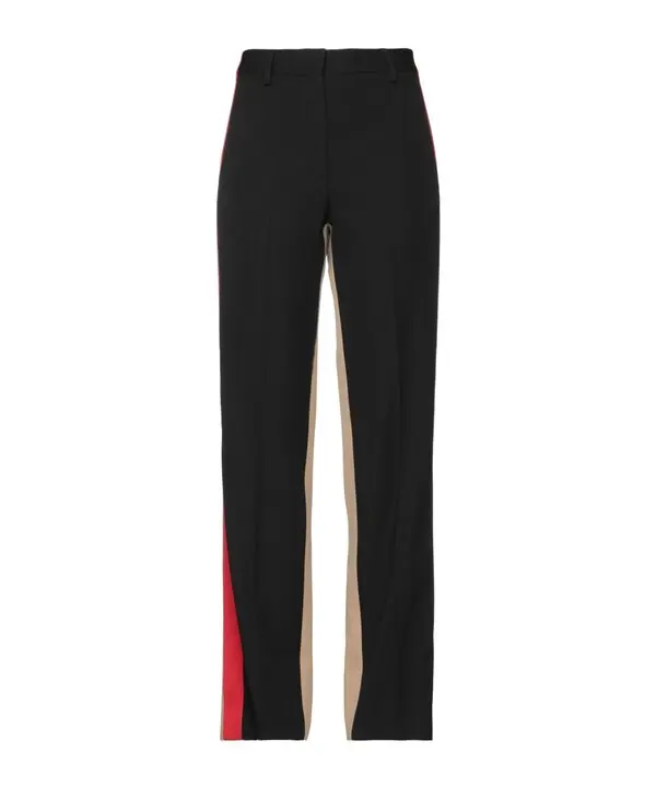 Burberry Tailored Trousers With Colorblock Detail