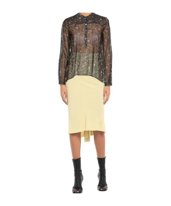 Isabel Marant Étoile Floral Print Button Collar Shirt