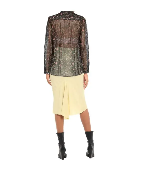 Isabel Marant Étoile Floral Print Button Collar Shirt