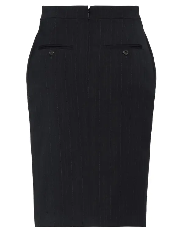 Saint Laurent Pinstriped Pencil Skirt