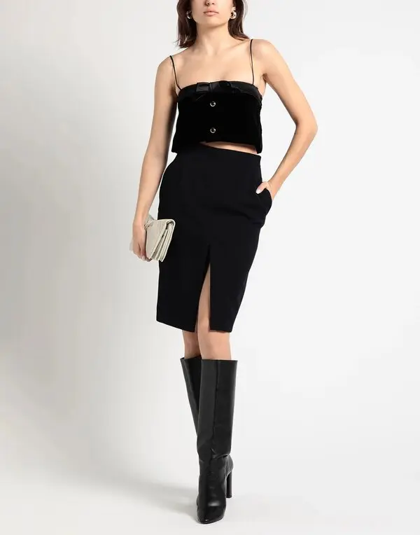 Saint Laurent Pinstriped Pencil Skirt