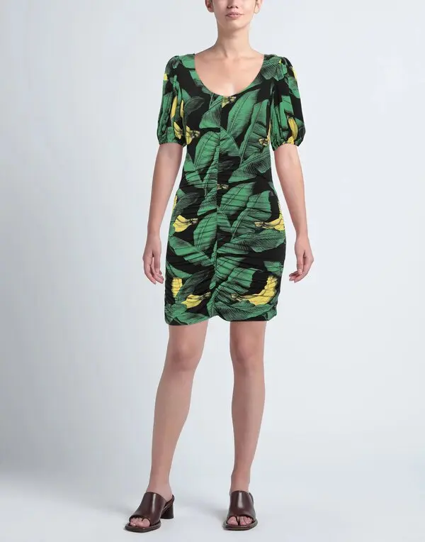 GANNI Floral-print Bodycon Dress