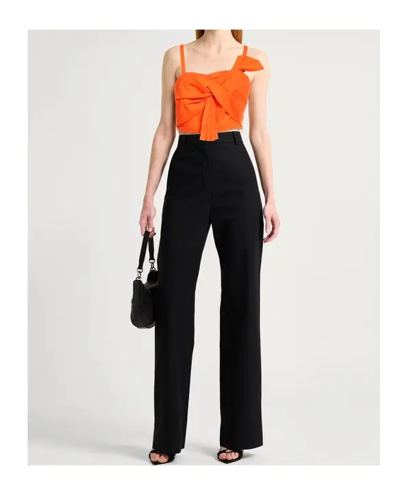 Farm Rio Strapless Camisole With Pleated Details