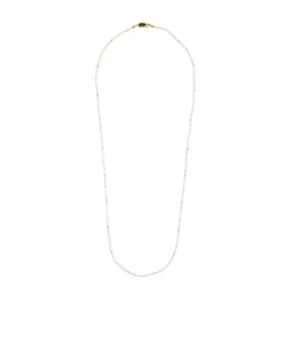 Valentino Garavani Ovalette Beaded Pearl Necklace