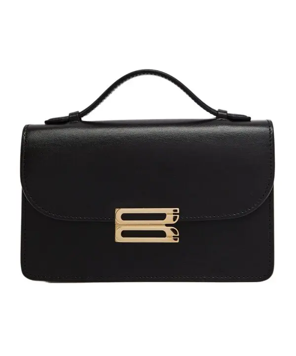 Victoria Beckham Grained Leather Handbag - Black
