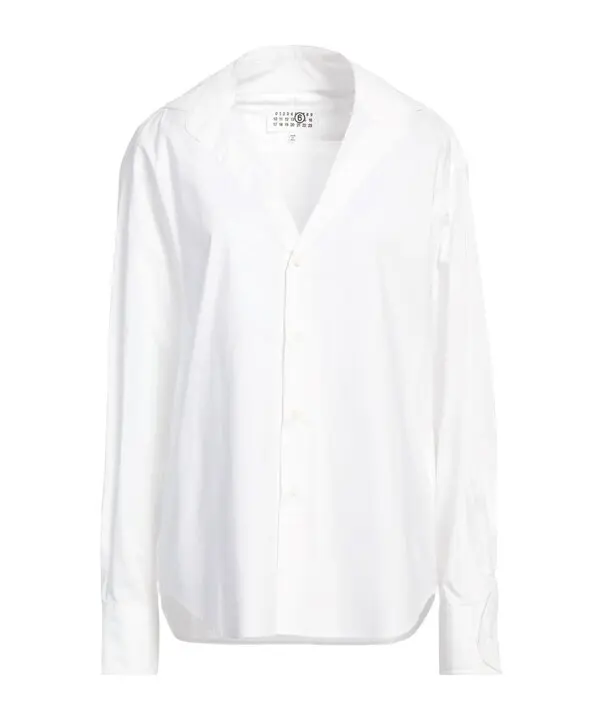 MAISON MARGIELA Solid Color V-neck Shirt