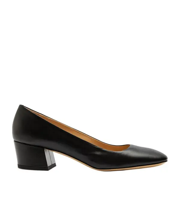 Gabriela Hearst Square Toe Block Heel Pumps - Black