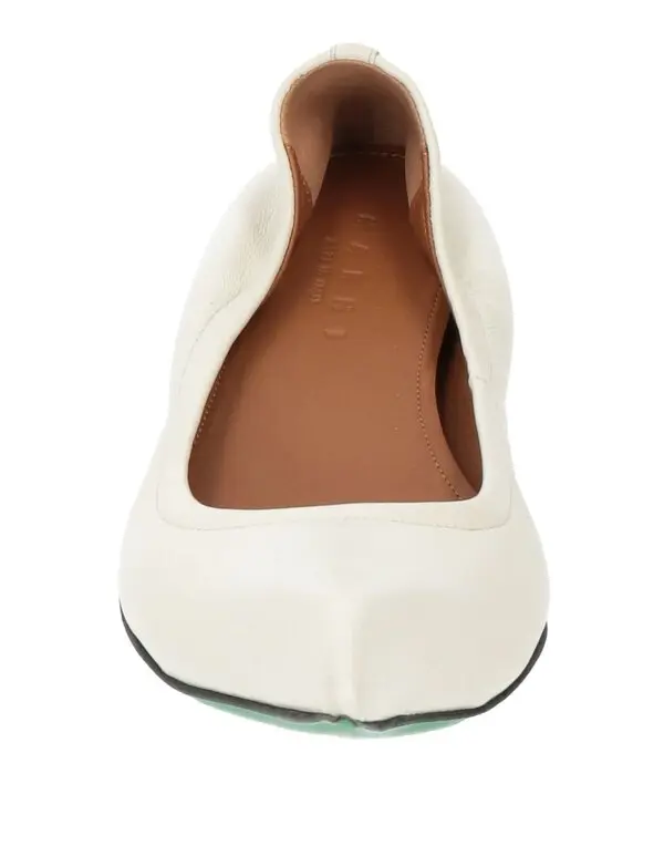 Marni Leather Pointed-toe Ballet Flats