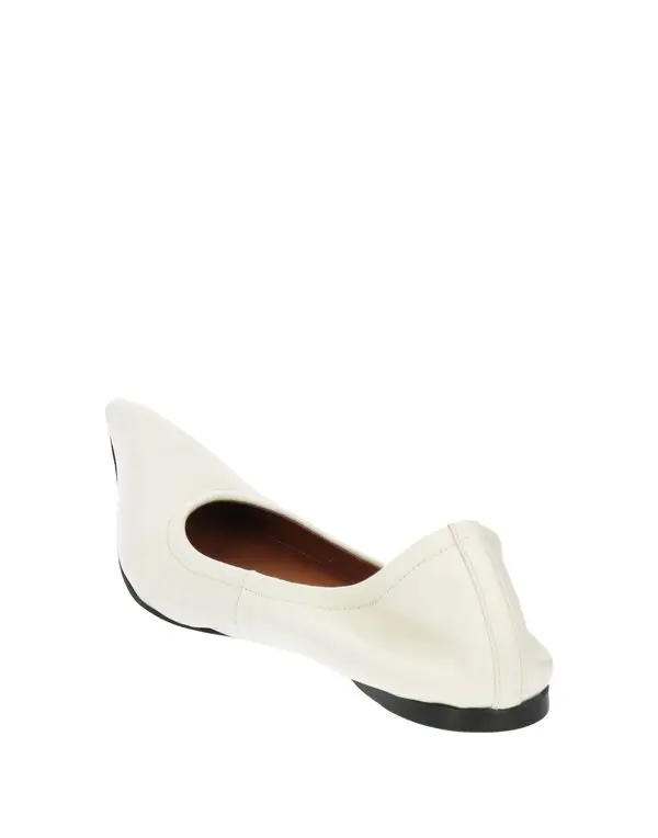 Marni Leather Pointed-toe Ballet Flats