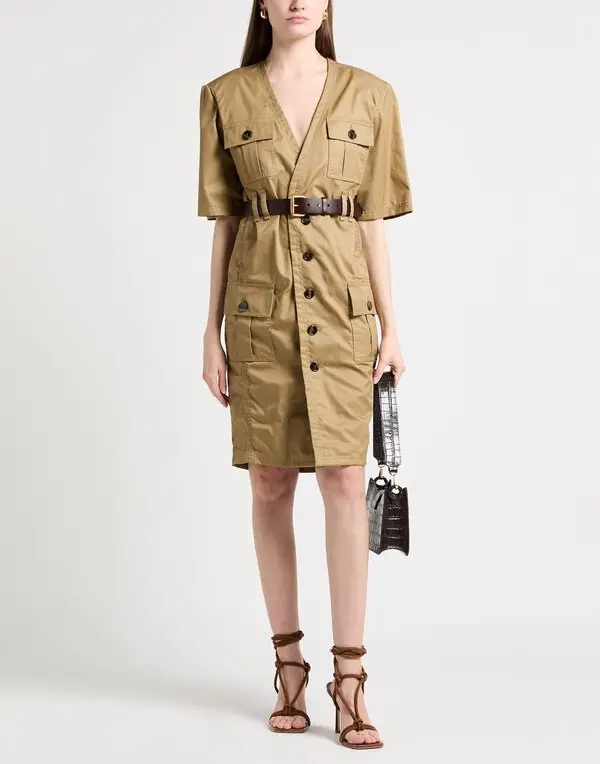 Saint Laurent Twill Shirt Dress