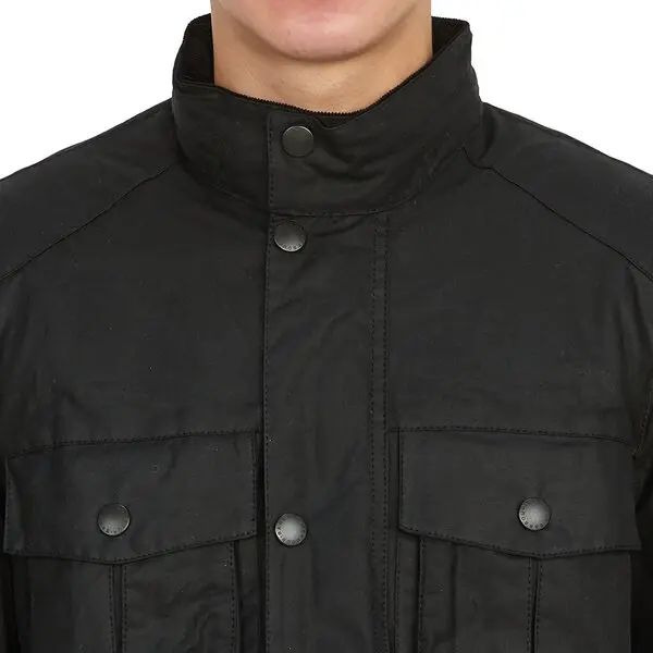 Barbour Long-sleeved Casual Jacket With Logo And Multi-pocket Design