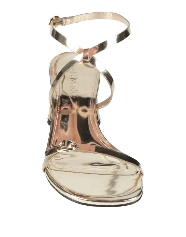 Farm Rio Metallic Leather Sandals