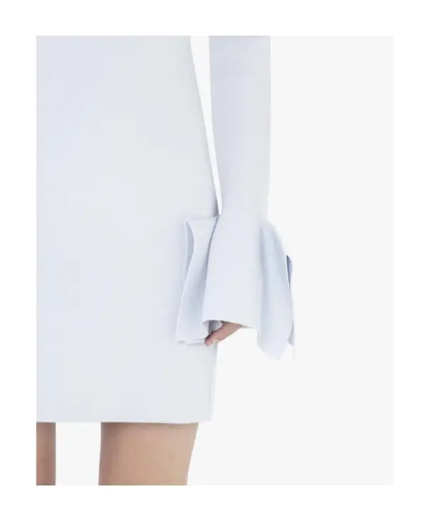 J.W.ANDERSON Jw Anderson V-neck Long-sleeved Mini Dress